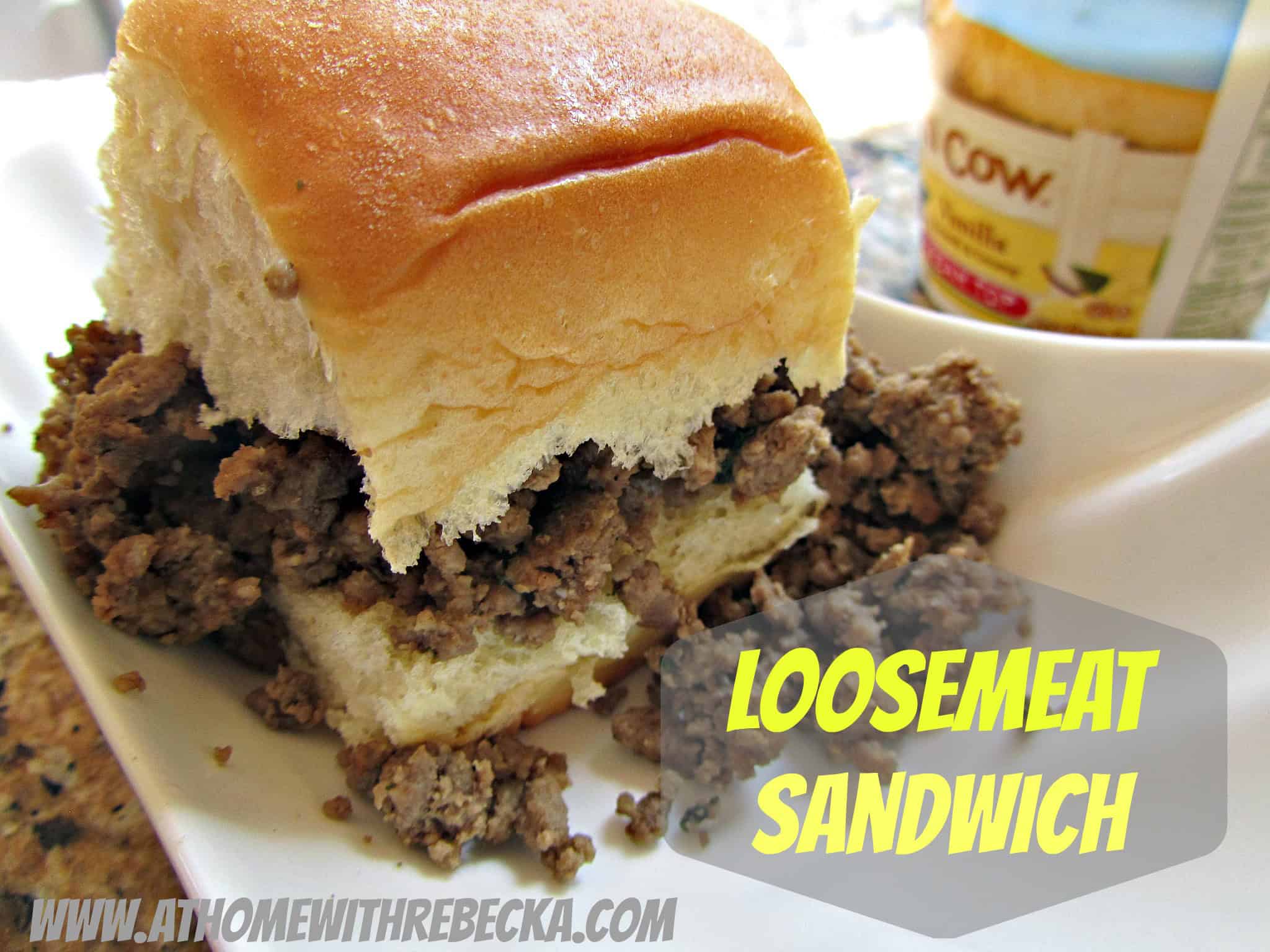 Loose Meat Sandwiches - Simple Meal Recipes - At Home with Rebecka