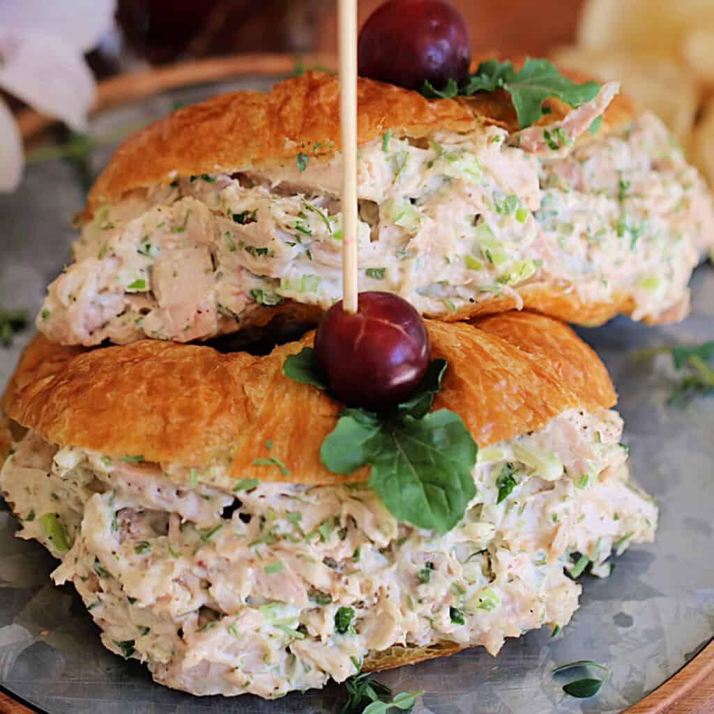 Tarragon Chicken Salad Sandwiches — At Home with Rebecka