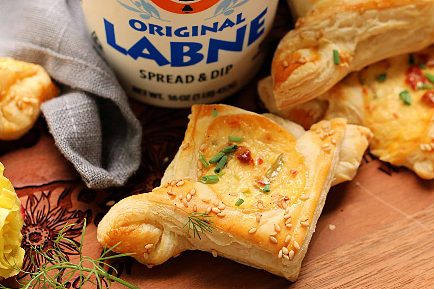 SAVORY LABNA-CUSTARD PASTRIES — At Home with Rebecka