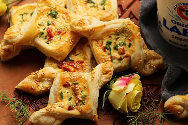 SAVORY LABNA-CUSTARD PASTRIES — At Home with Rebecka