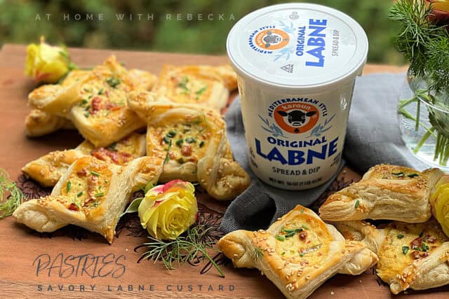 SAVORY LABNA-CUSTARD PASTRIES — At Home with Rebecka