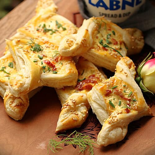 SAVORY LABNA-CUSTARD PASTRIES — At Home with Rebecka