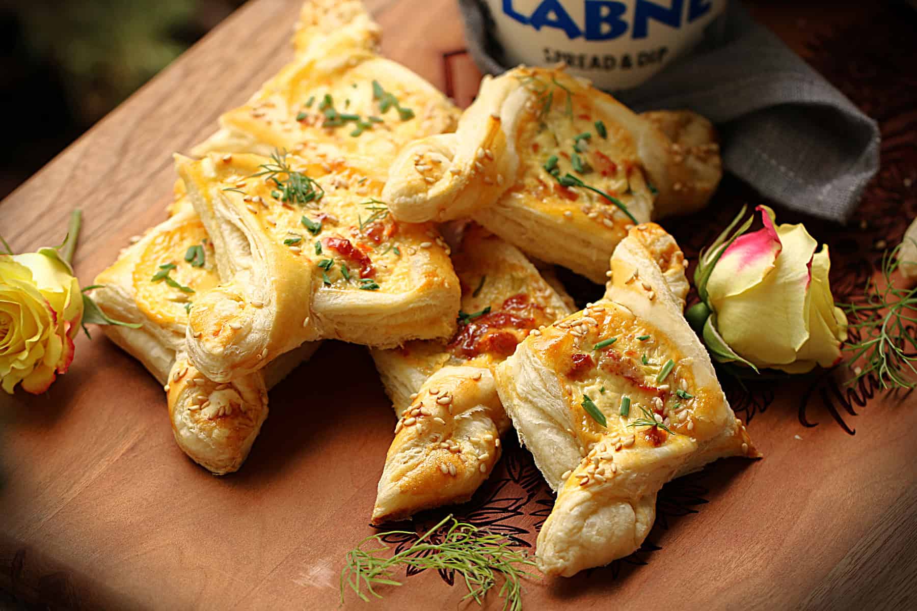 SAVORY LABNA-CUSTARD PASTRIES — At Home with Rebecka