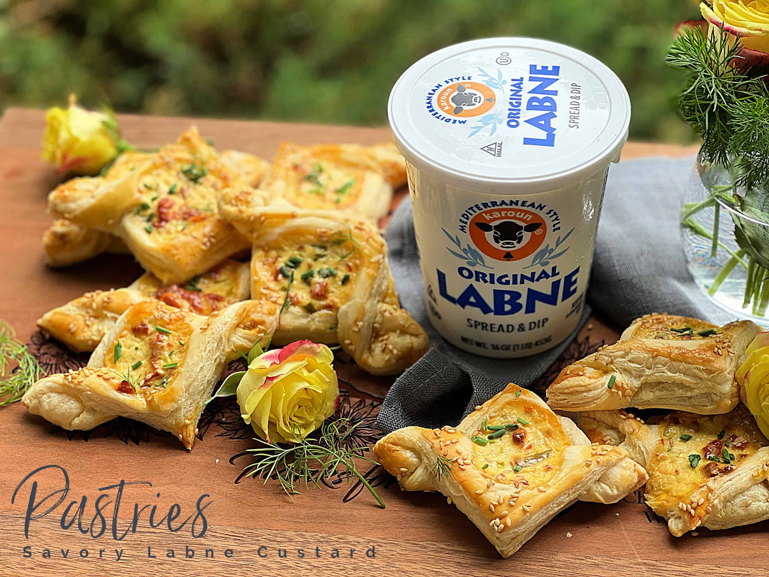 SAVORY LABNA-CUSTARD PASTRIES — At Home with Rebecka