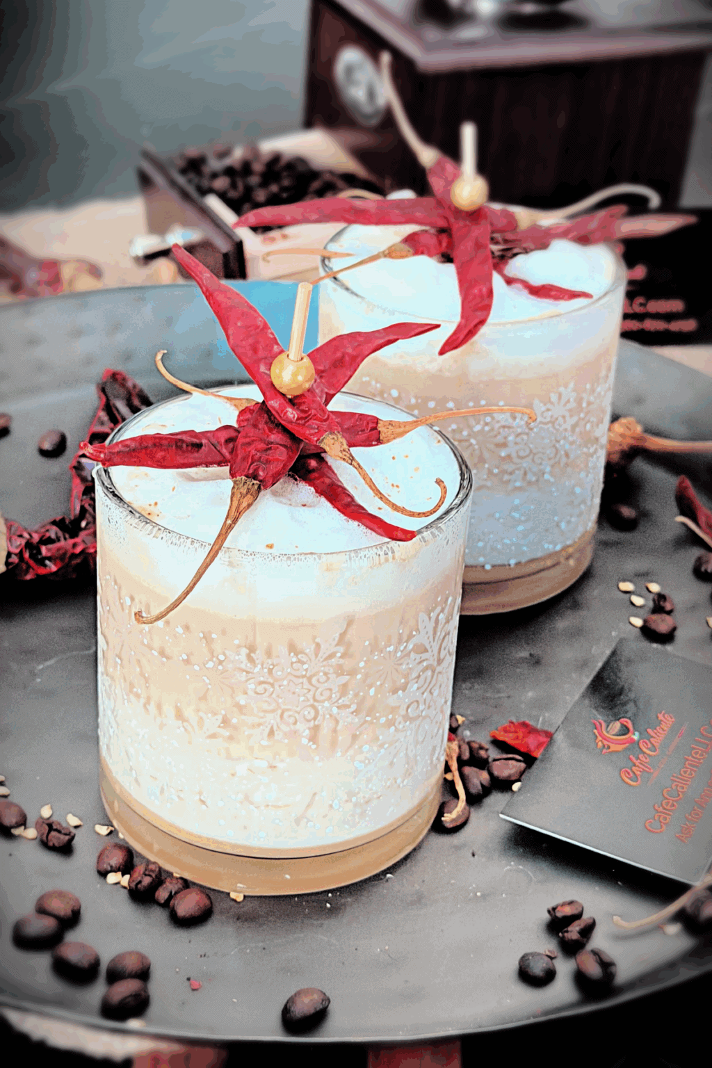 Fuego Con Bourbon: A Cafe Caliente Chili Coffee Latte — At Home with ...